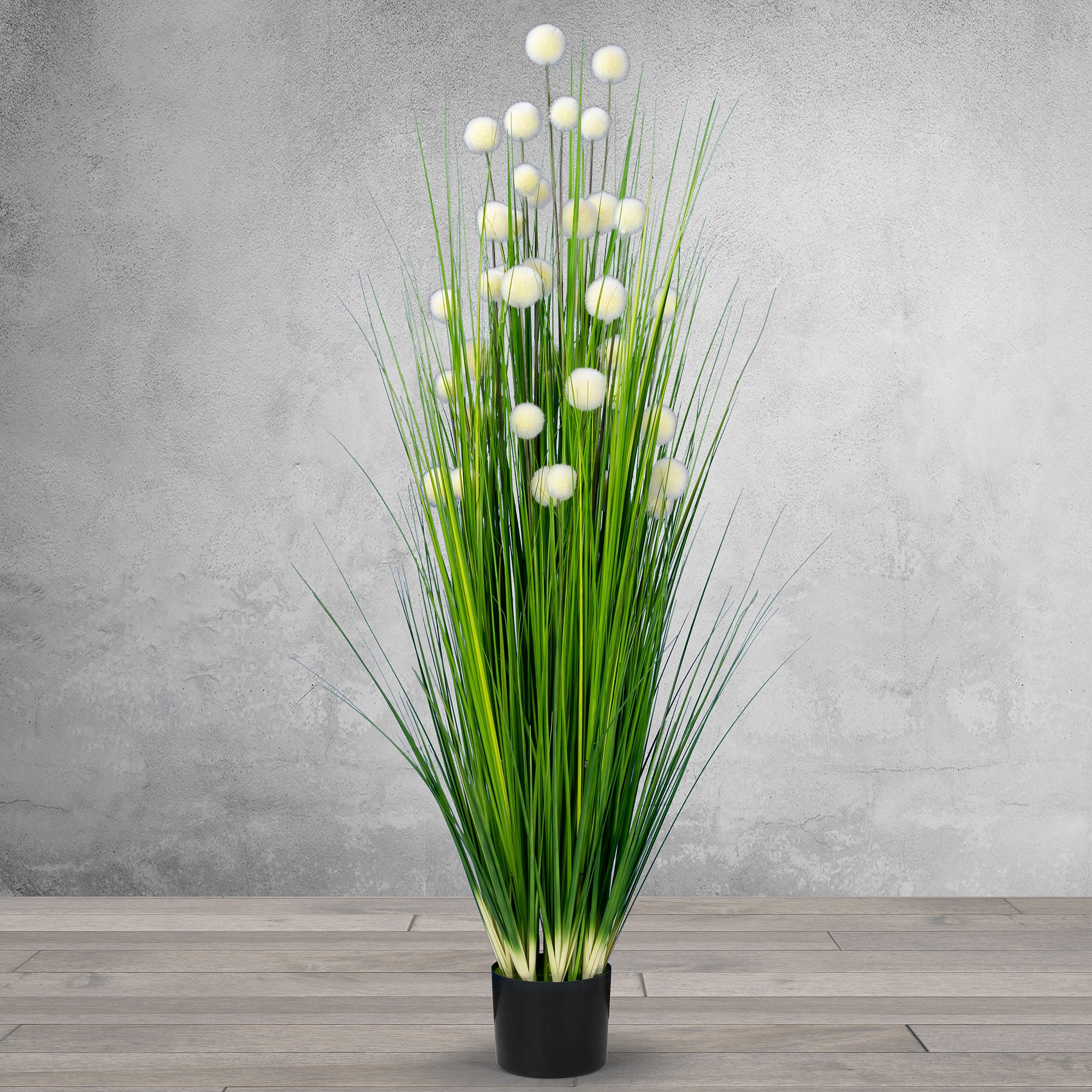 4.75 Feet High Artificial Reed with Decorative White Balls – Glamour Home